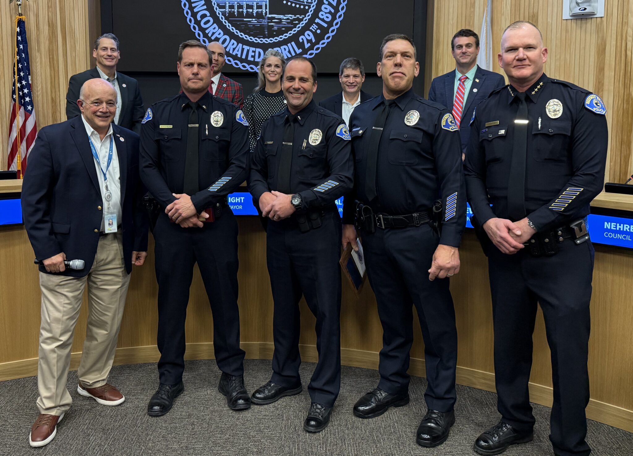 Redondo Beach honors three police officers at retirement - Easy Reader ...