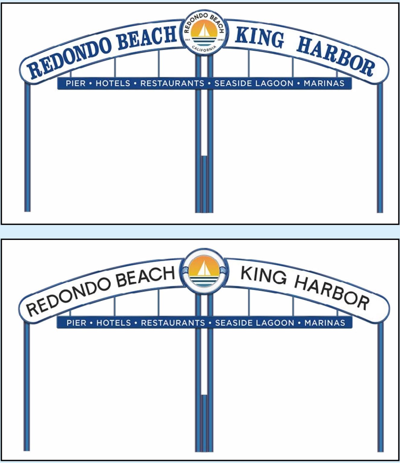 Petition: don’t change city's "Redondo Beach/King Harbor” entrance sign ...