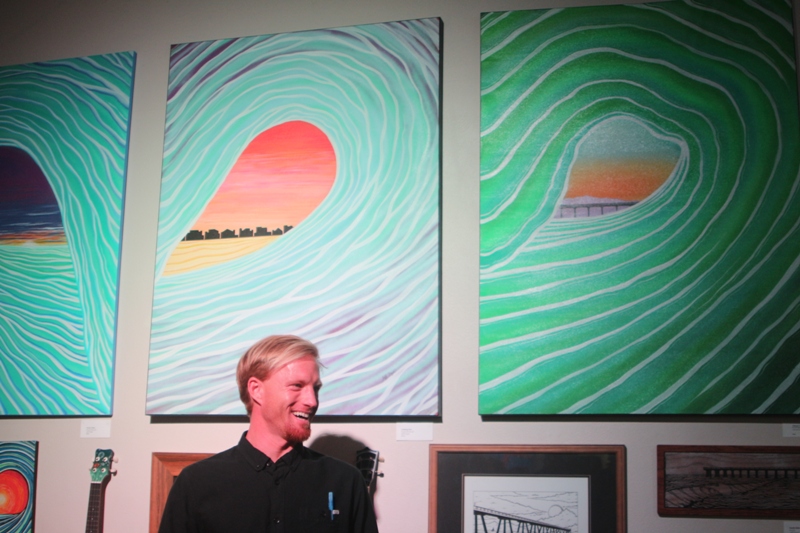 Beach art - Hermosa Artists Collective at Harmony Yoga - Easy Reader News