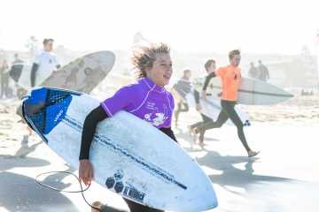 Surf conditions too good to calm competitors at Jimmy Miller Fiesta in ...